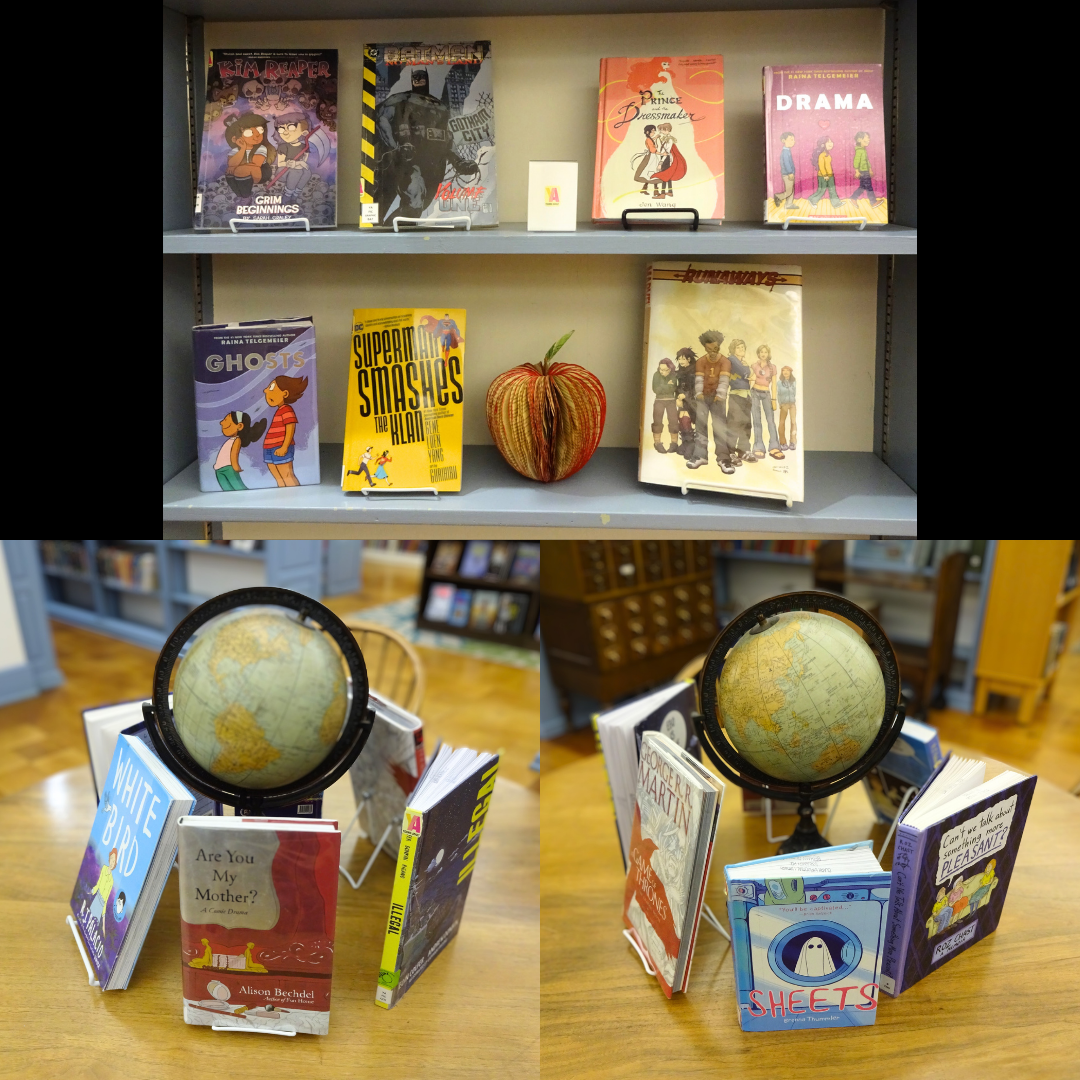 Graphic Novel & Illustrated Fiction Displays | Clark Memorial Library
