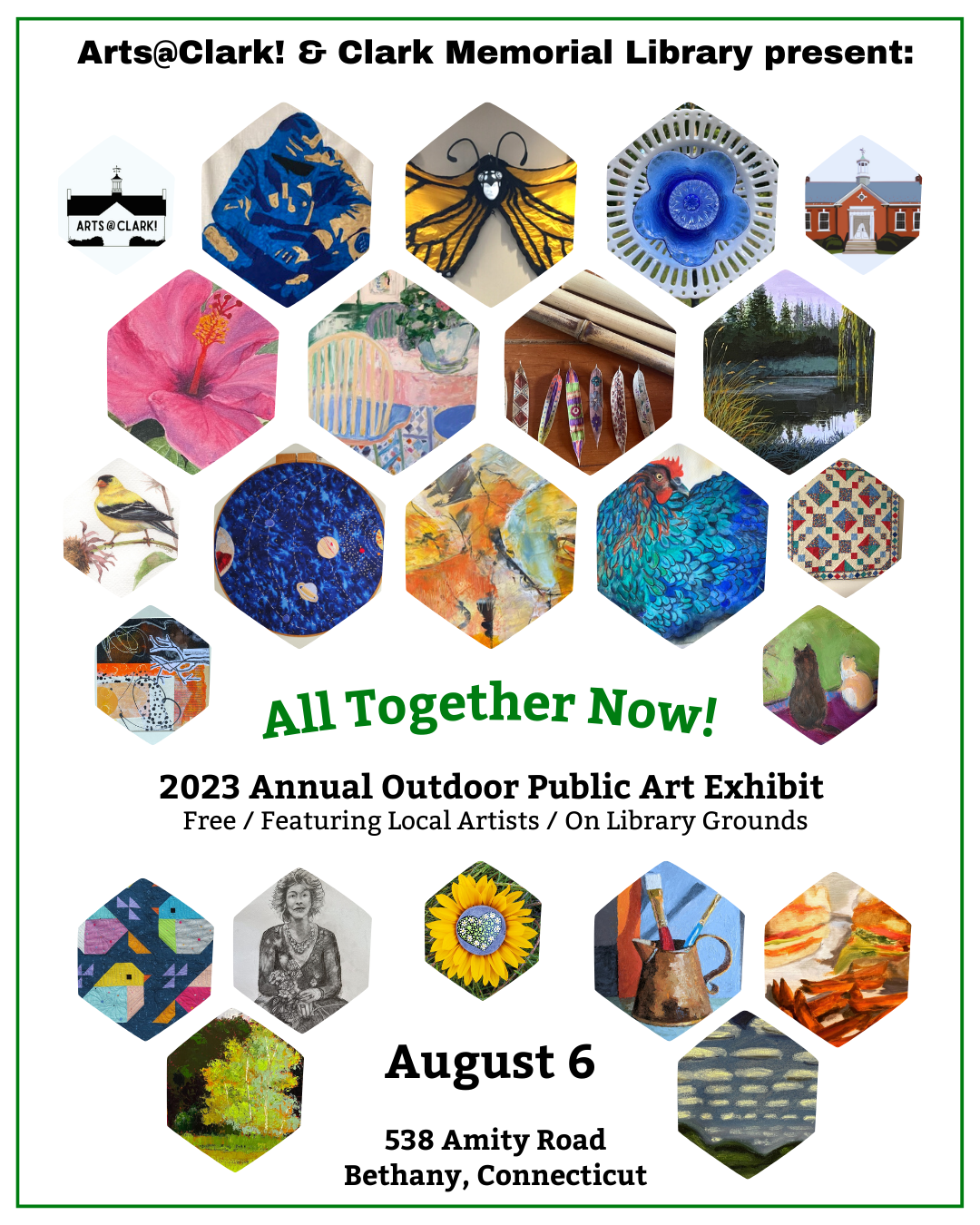 Fourth Annual Outdoor Art Exhibit | Clark Memorial Library