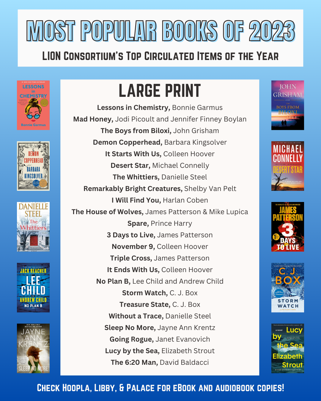 LION’s Most Popular Books of 2023 | Clark Memorial Library