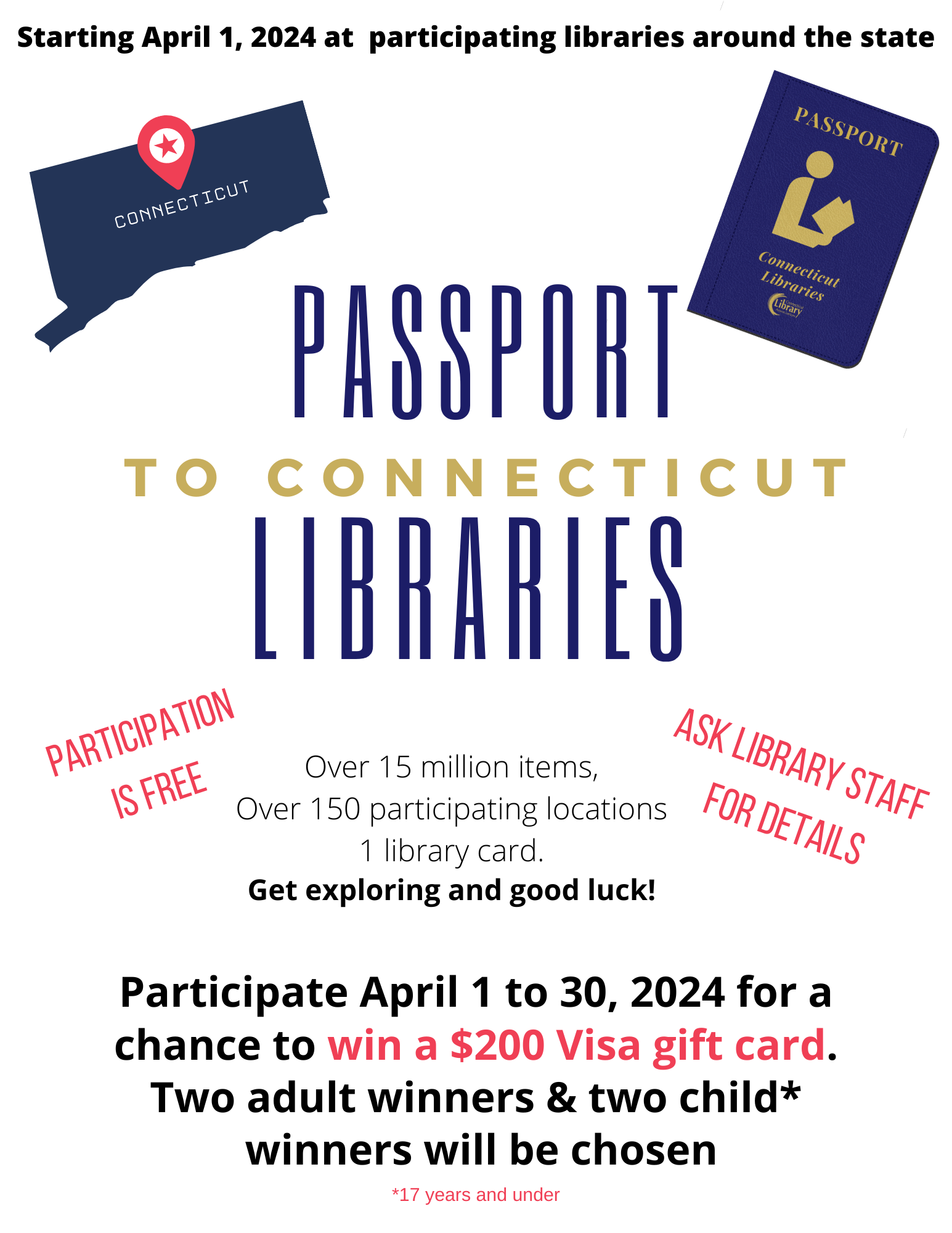 Passport to CT Libraries | Clark Memorial Library