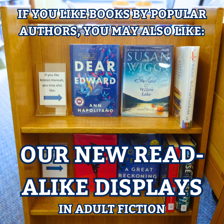 Read-Alike Book Displays | Clark Memorial Library