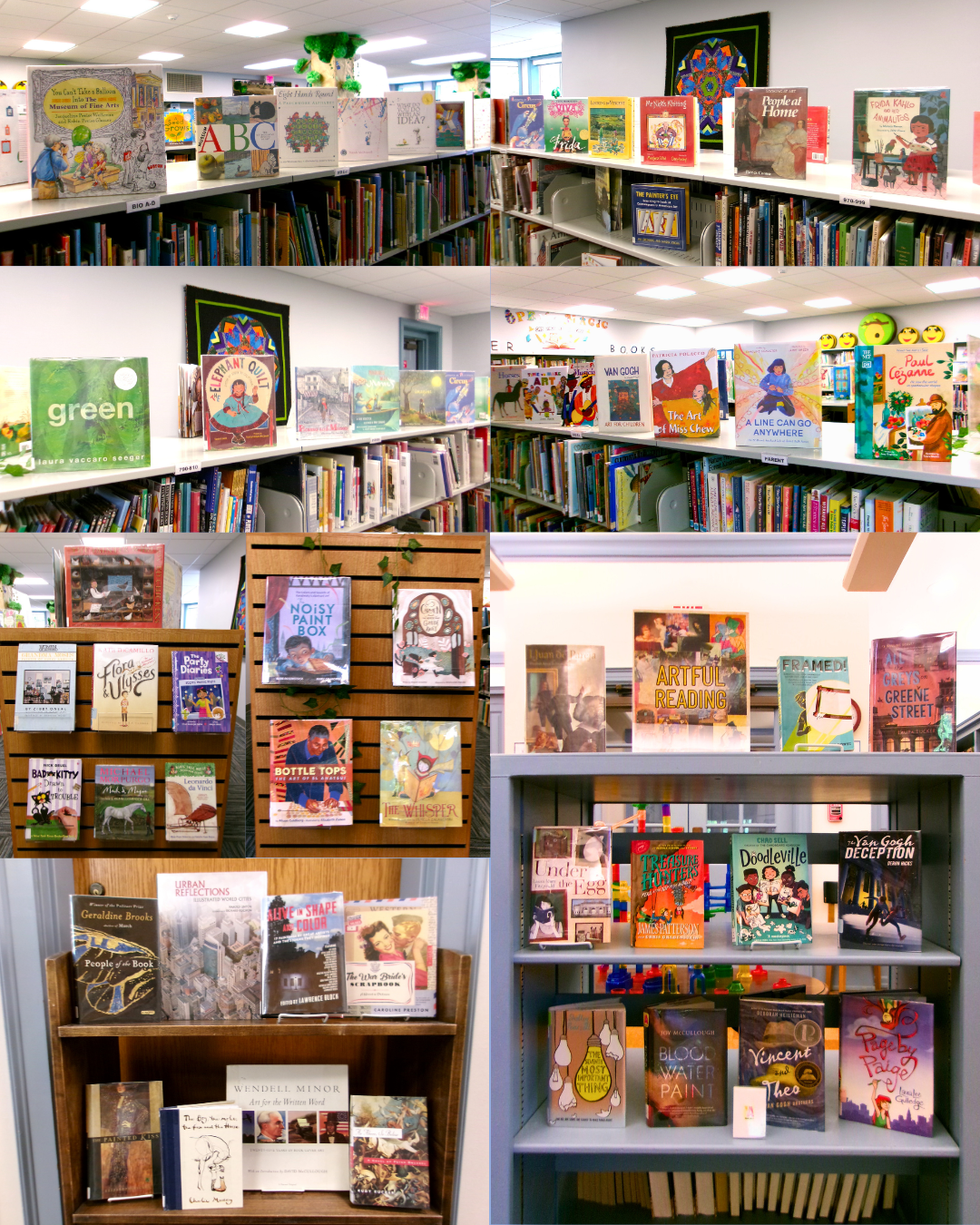 Artful Reading Book Displays | Clark Memorial Library