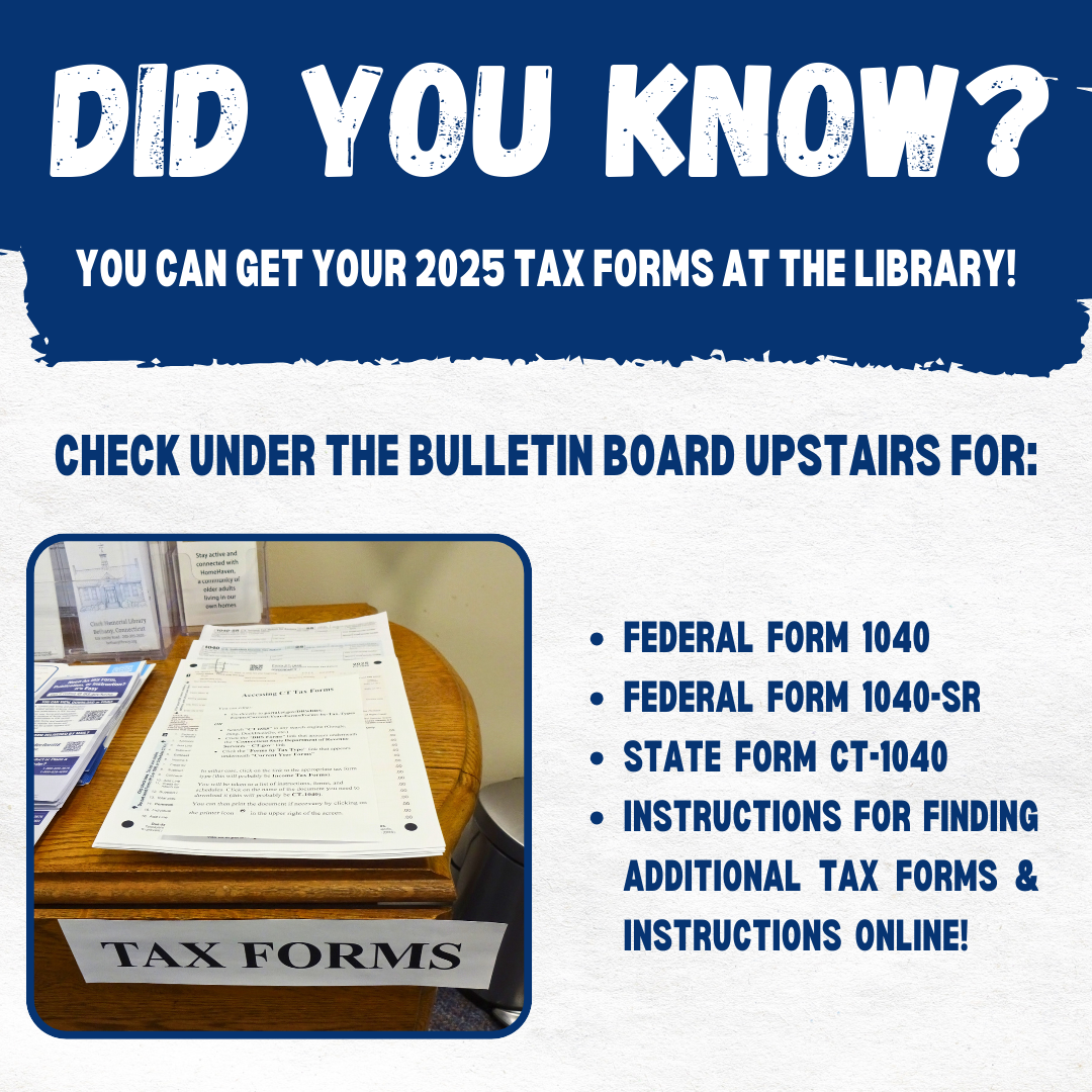 2025 Tax Forms | Clark Memorial Library